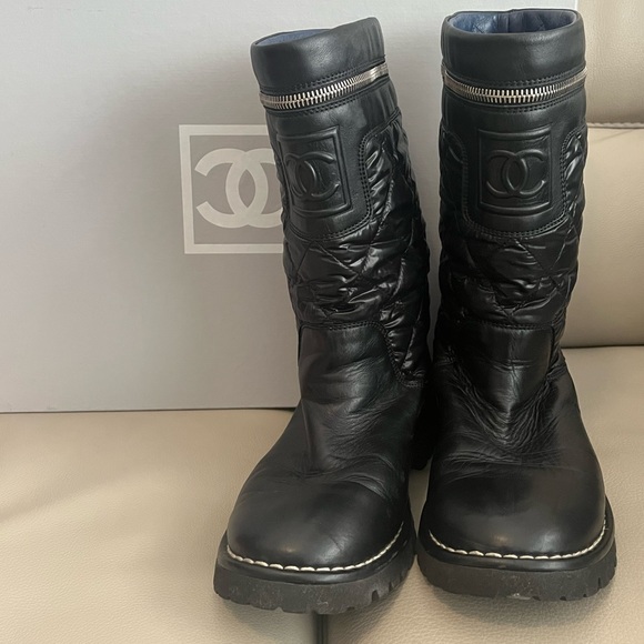 CHANEL | Shoes | Womens Chanel Leather Boots | Poshmark